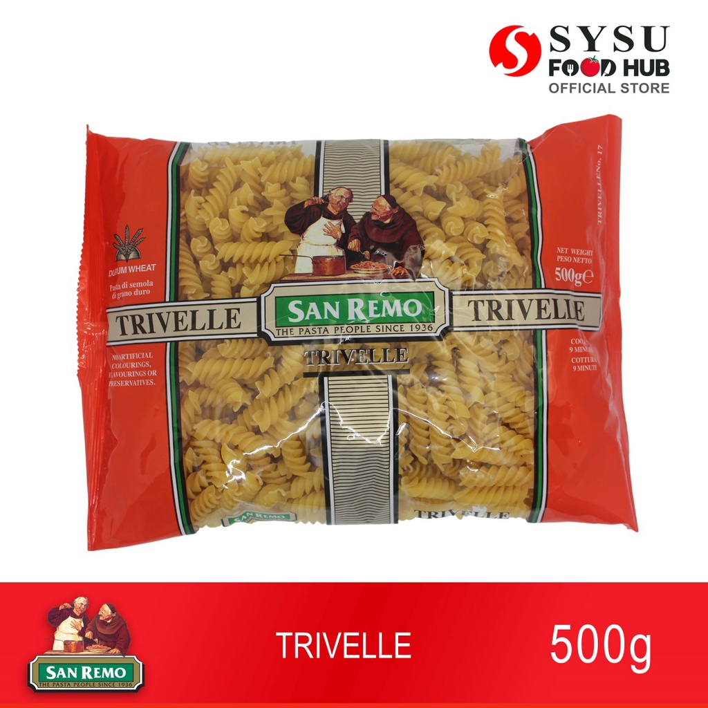 San Remo Trivelle Pasta 500g | Shopee Philippines