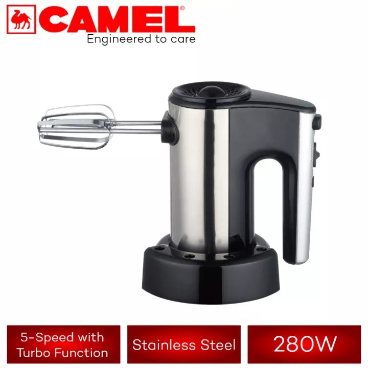Camel CMX101 Hand Mixer 5-Speed Stainless Steel Hand Mixer CMX-101 ...