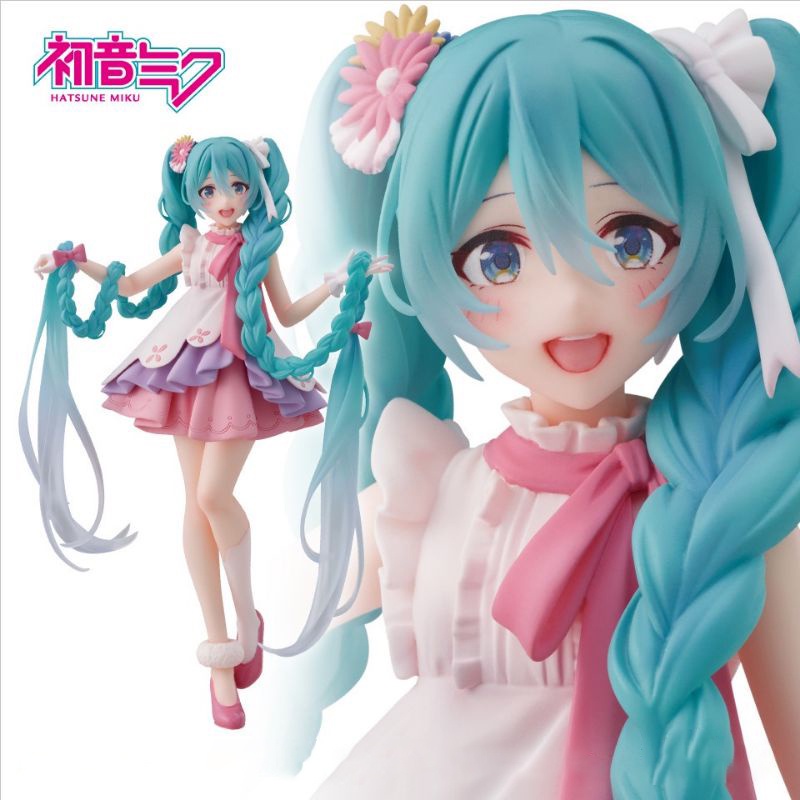 Japan Hatsune Miku Action Figures Long Hair Princess Toy Doll Girls ...