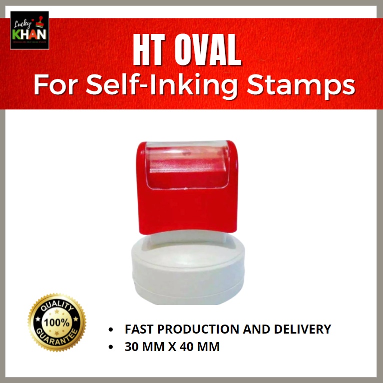 Oval and Round stamps 41mm Self-Inking stamps | Shopee Philippines
