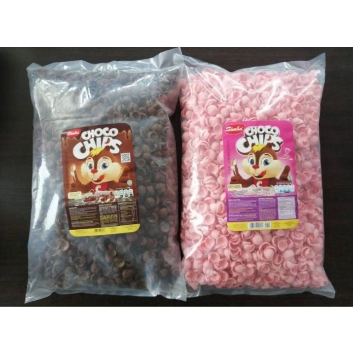 Simba Choco Chips/Choco Crunch Cereal Chocolate Strawberry 250gr, 100gr ...