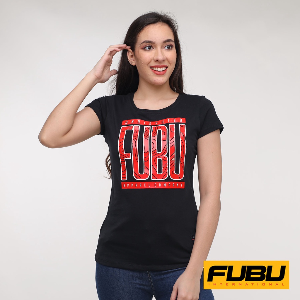 Fubu Girls Round Neck Jersey Knits Short Sleeves QST01-0264 (Black ...