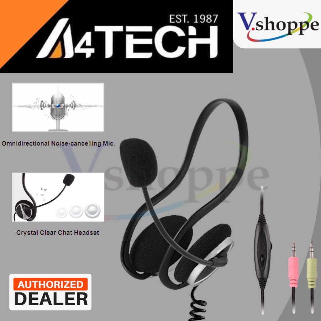A4tech Hs 5p Office Work Home Call Center Headset Headphone W Noise