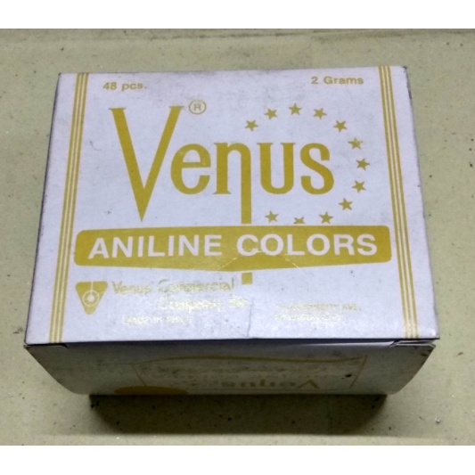 Fabric Dye Dyobos VENUS Guaranted Fast Dyes Aniline Colors 48 pieces in ...