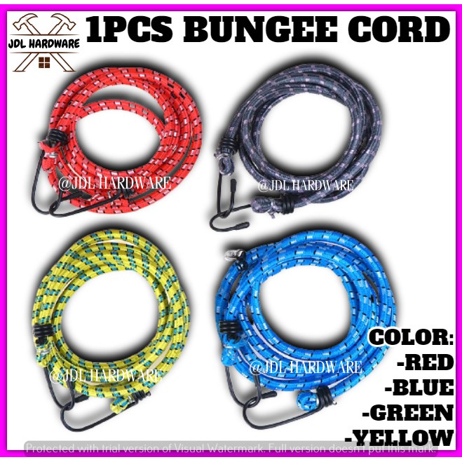 3406 1PCS Cheap Thin Elastic Luggage Bungee Rope Stretchable Cord With ...