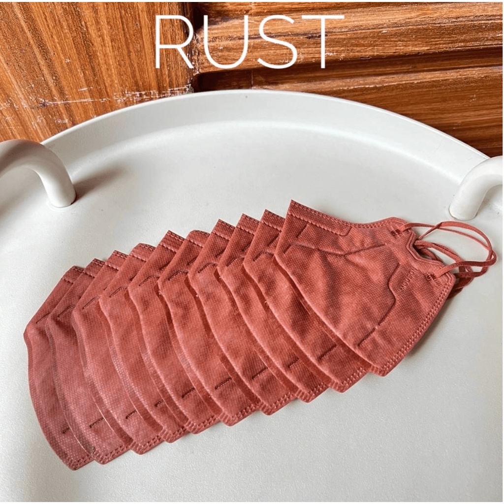 10 PCS ORIGINAL 5D KOREAN KN95 ADULT Colored facemask like LVTA 5D Face ...