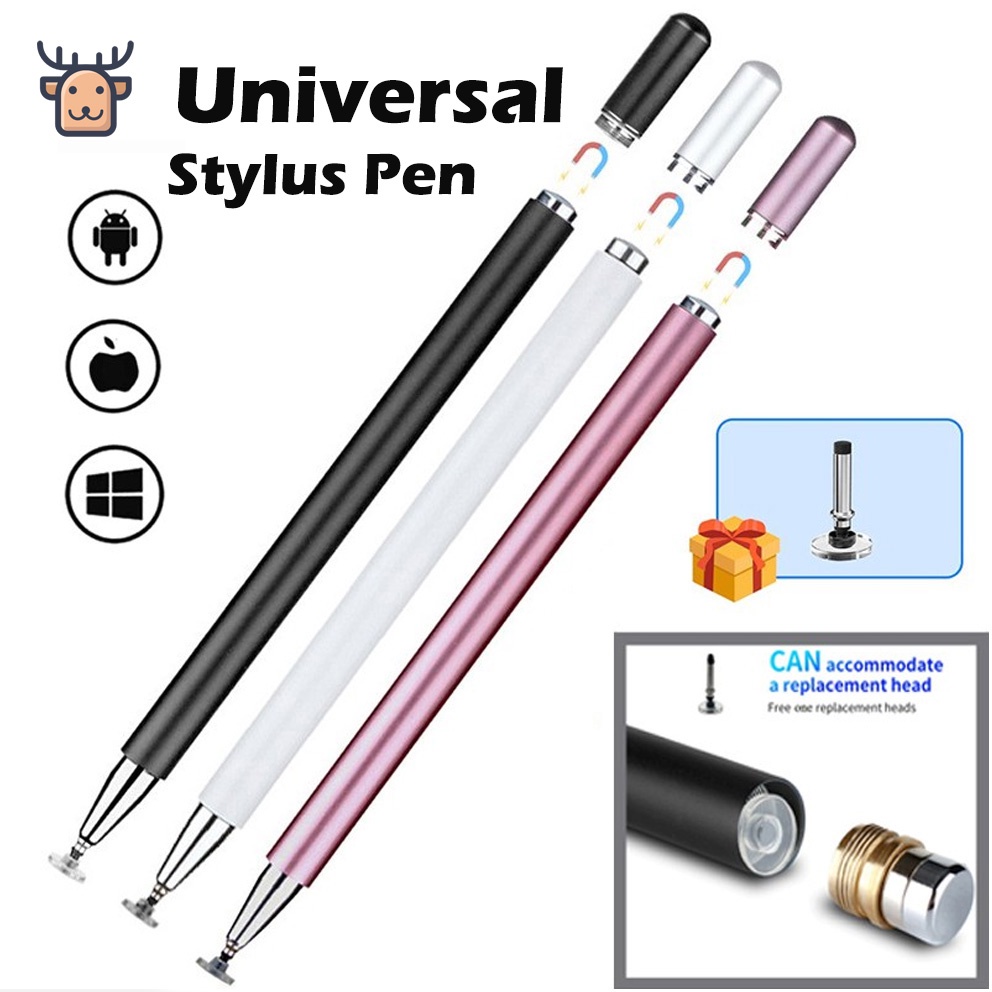 Android Stylus Universal Pen Cap Drawing Smartphone Touch Pencil for ...