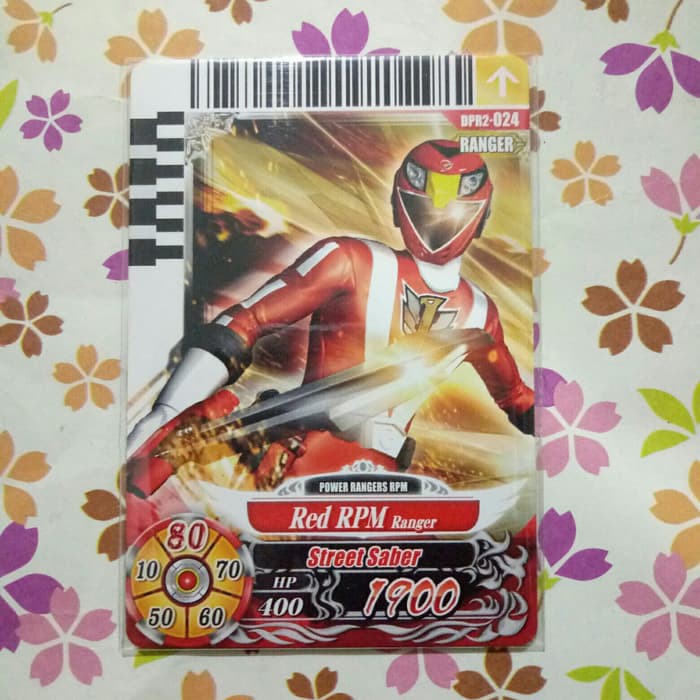 Power ranger card battle normal ranger red RPM v2 (Used) | Shopee ...