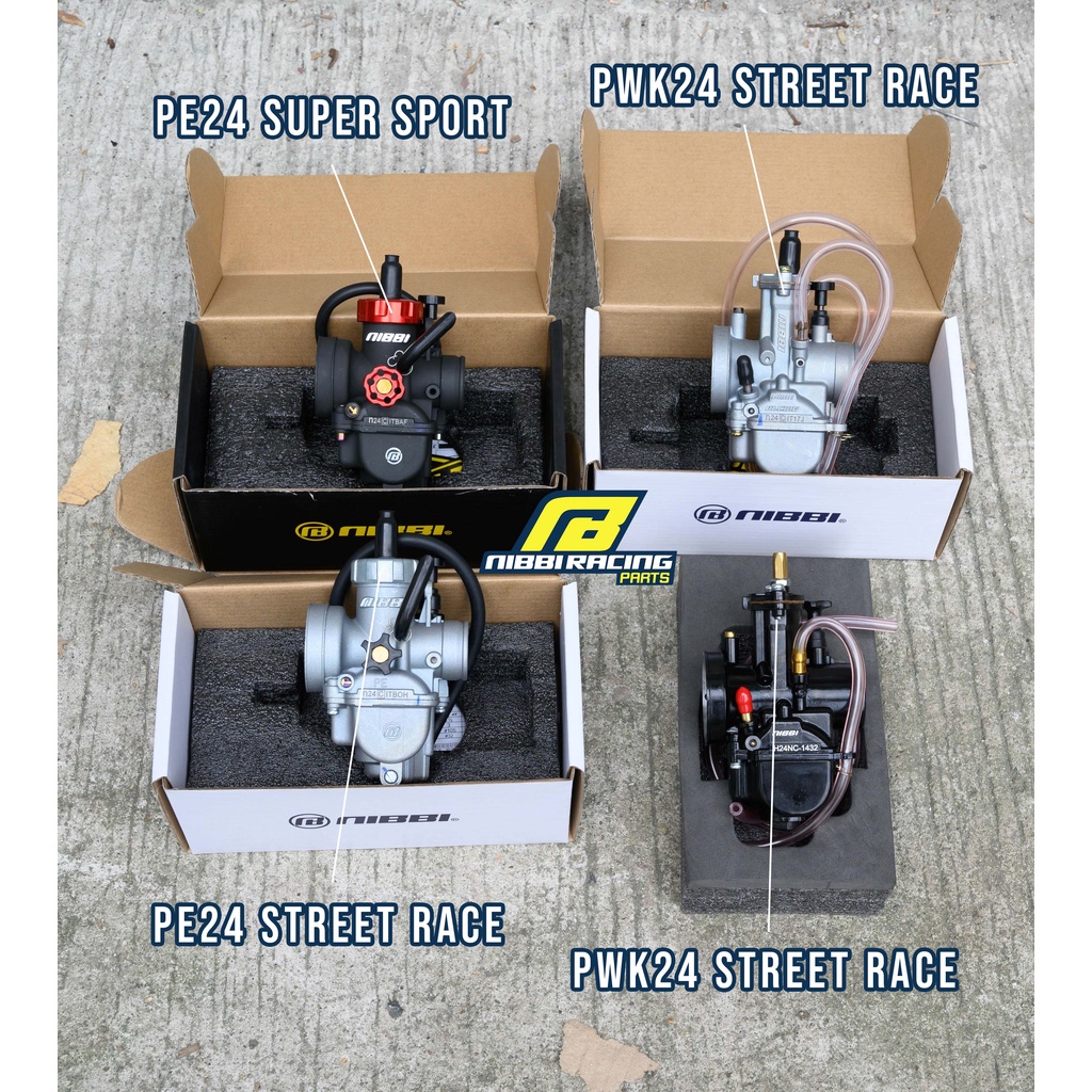 Nibbi Carb 24MM (Round)(Flat) Roundslide / Flatslide Carburetor Version ...