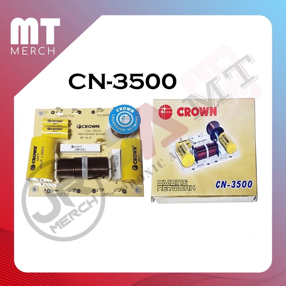 Crown (CN-3500) 3 way 500 watts Passive Crossover Dividing Network ...
