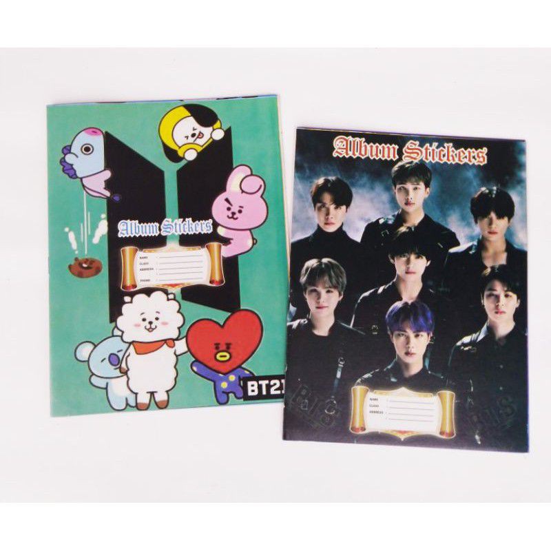 Bt21 BTS Sticker Album Nice Cute | Shopee Philippines