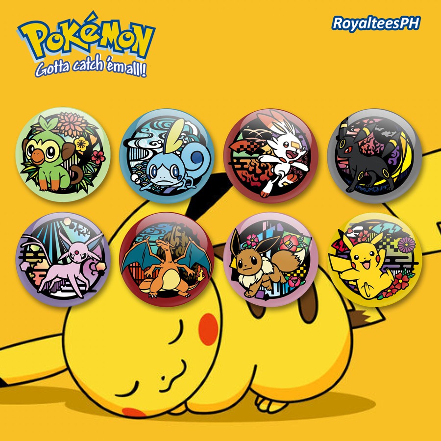 Pokemon Button Pins / Badge | Shopee Philippines