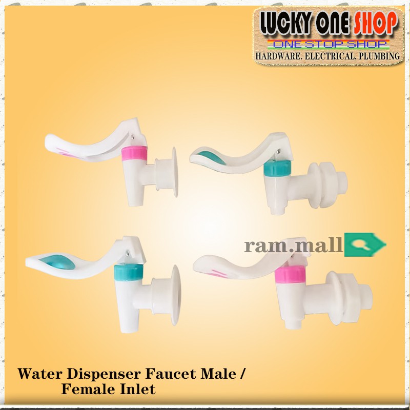 Water Dispenser Faucet Male And Female Inlet Long Handle Sold Per