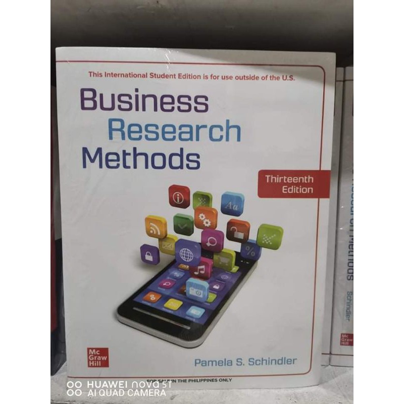 Business Research Methods 13th Edition By. Pamela S. Schindler | Shopee Philippines