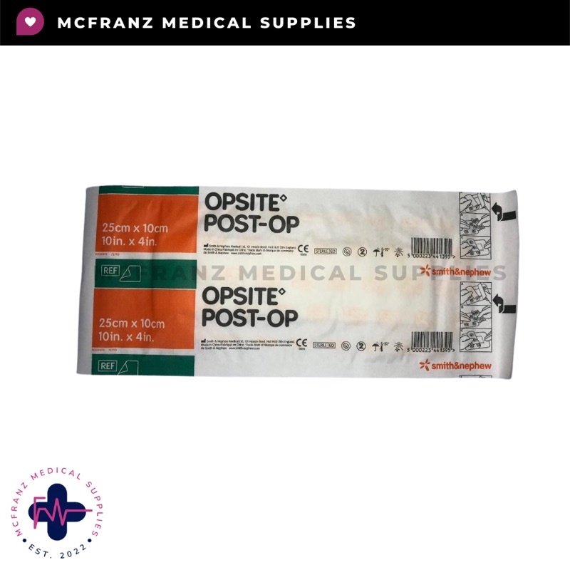 Opsite Post-Op 25cm x 10cm (Wound Dressing) Sold per piece | Shopee ...