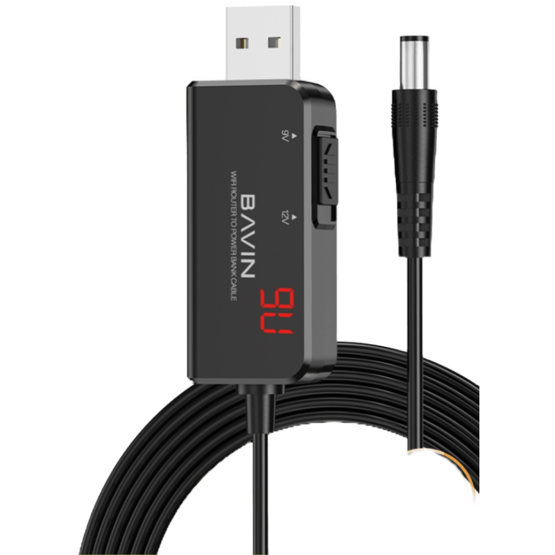 BAVIN PC812 Powerbank To Wifi Router Modem USB Booster Charging Cable ...