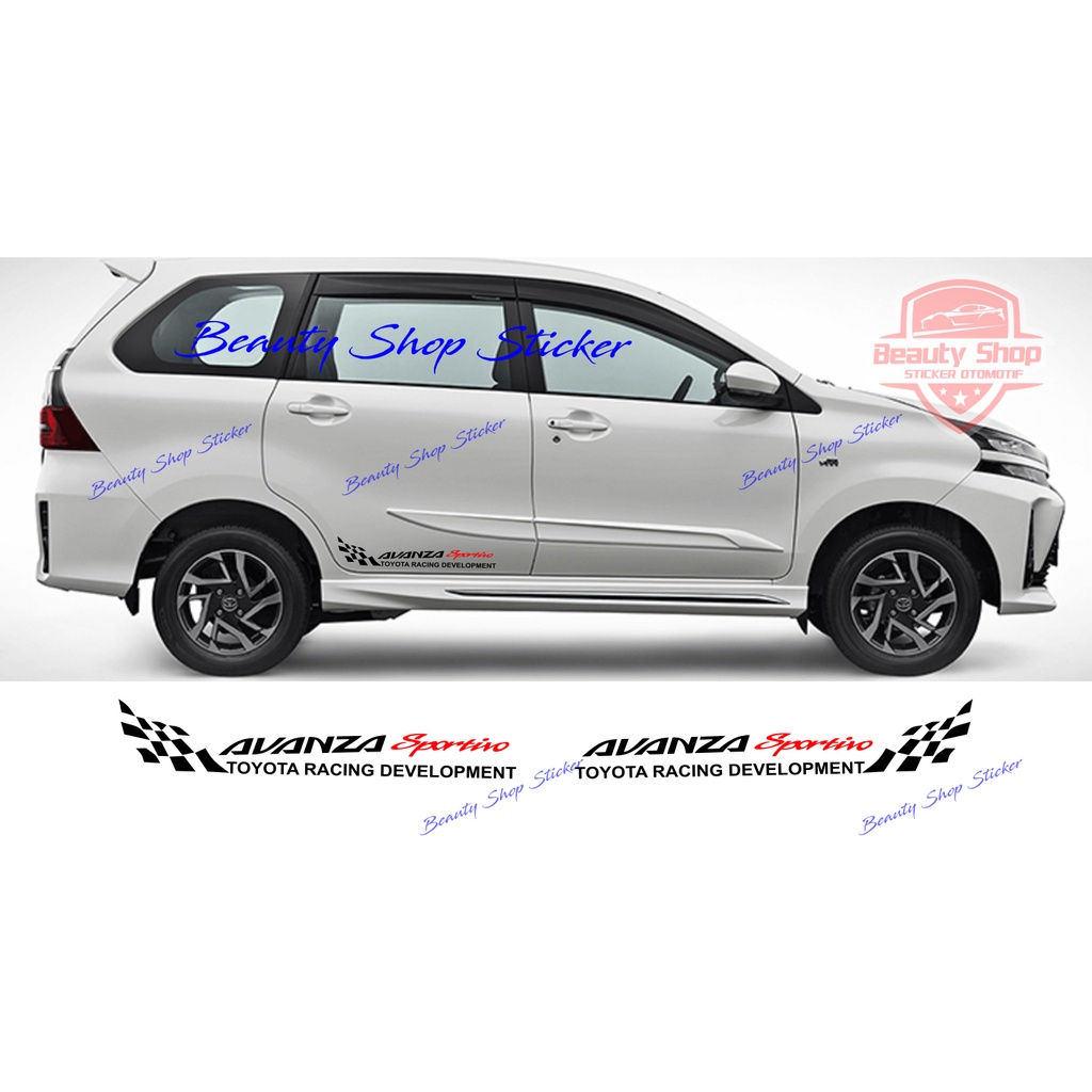 Avanza sportivo toyota racing development race car sticker | Shopee ...