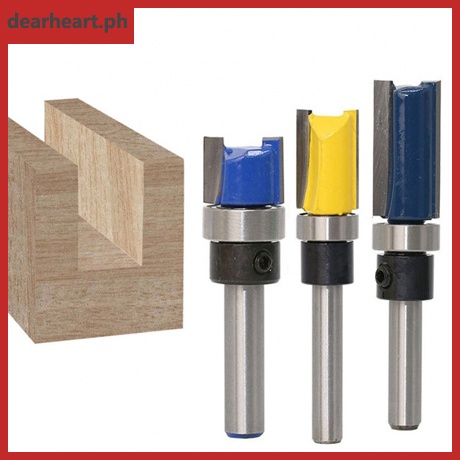 woodworking trimmer 1/4(6.35mm) Shank Top Bearing Flush Trim Pattern ...