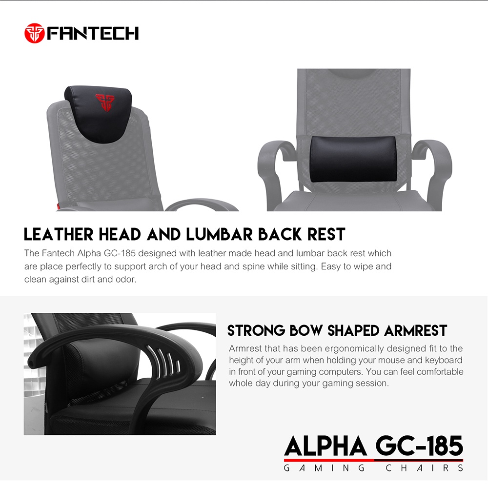 Fantech Alpha GC-185s Gaming Chair Comfortable Luxury Chair for ...