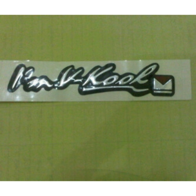 Sticker emblem I am vkool original size | Shopee Philippines