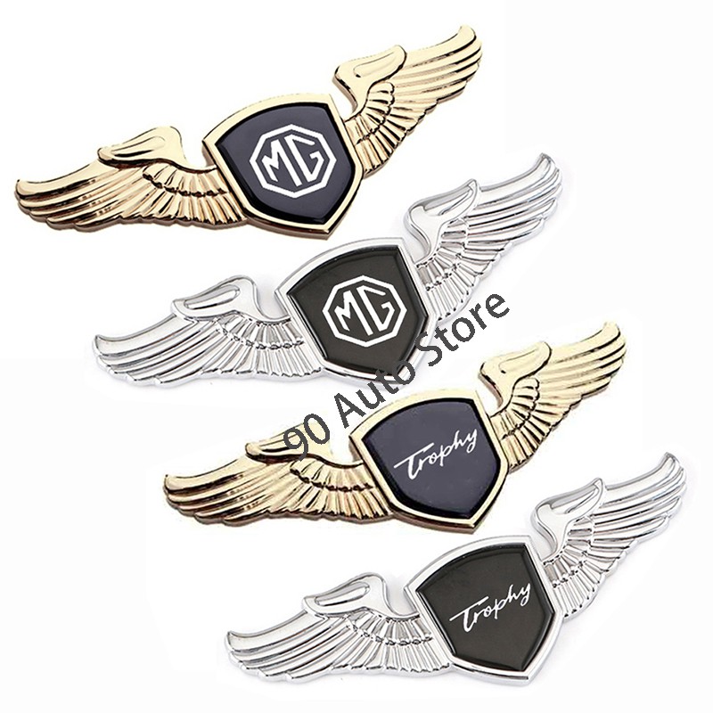 Metal Car Front Hood Bonnet Sticker Auto Angle Wings Emblem Badge for ...