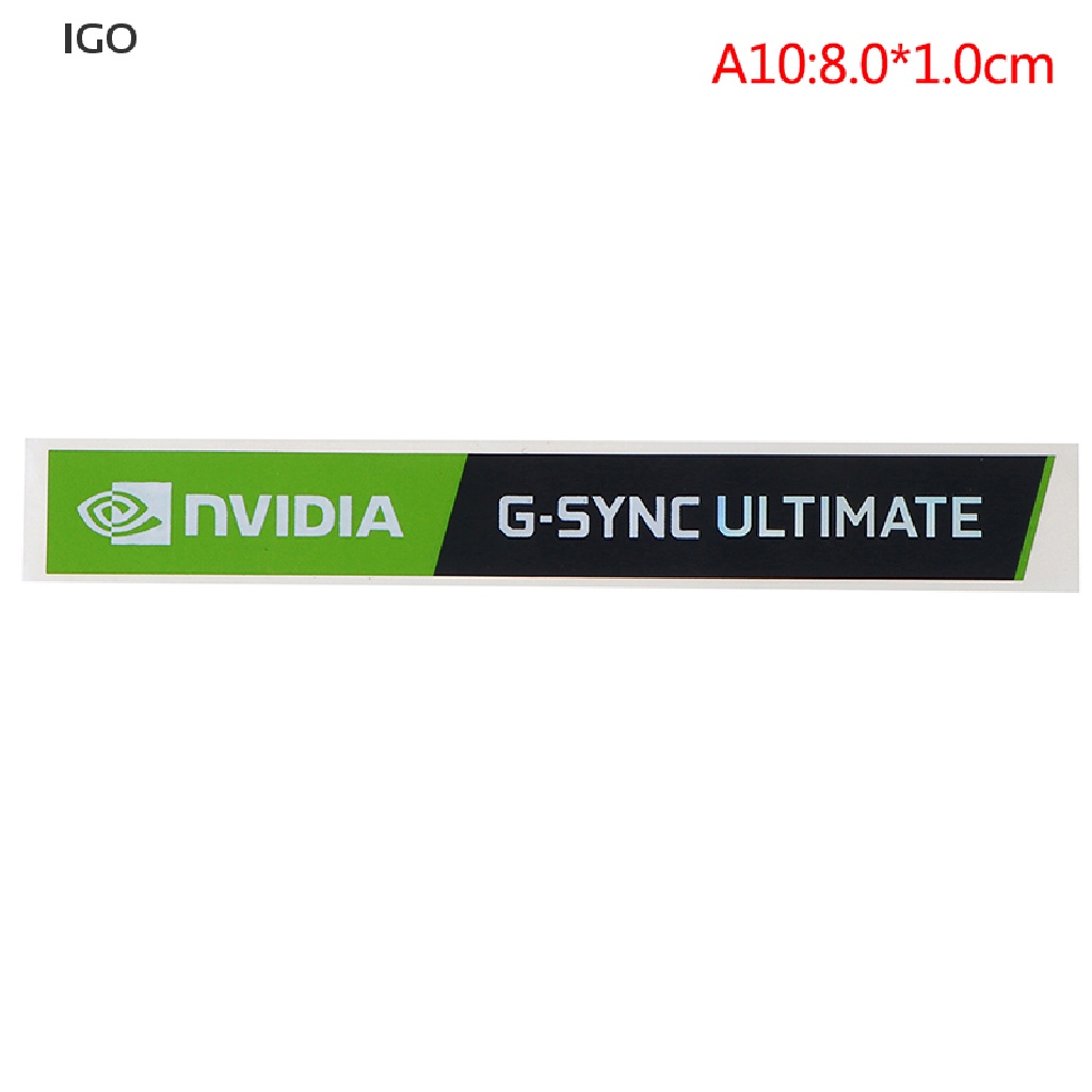 IGO 5PCS New NVIDIA GTX GEFORCE Laptop Desktop Label Decorative Sticker ...