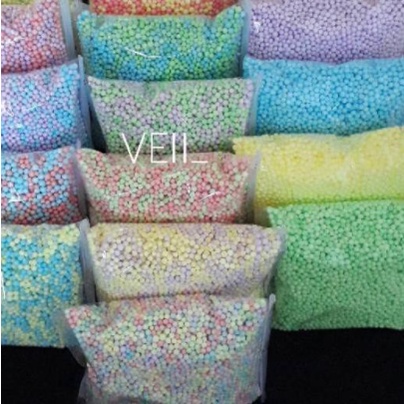 PUTIH Styrofoam Cork Grain White Grain styrofoam Colorful Grain foam ...
