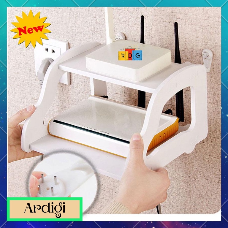 ARDIGI WiFi Modem Holder 2 Layer Organizer Wifi Router Wifi Holder ...