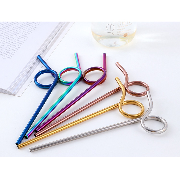 Stainless Steel Swirly Straw for Drinks (High Quality Stainless Steel ...