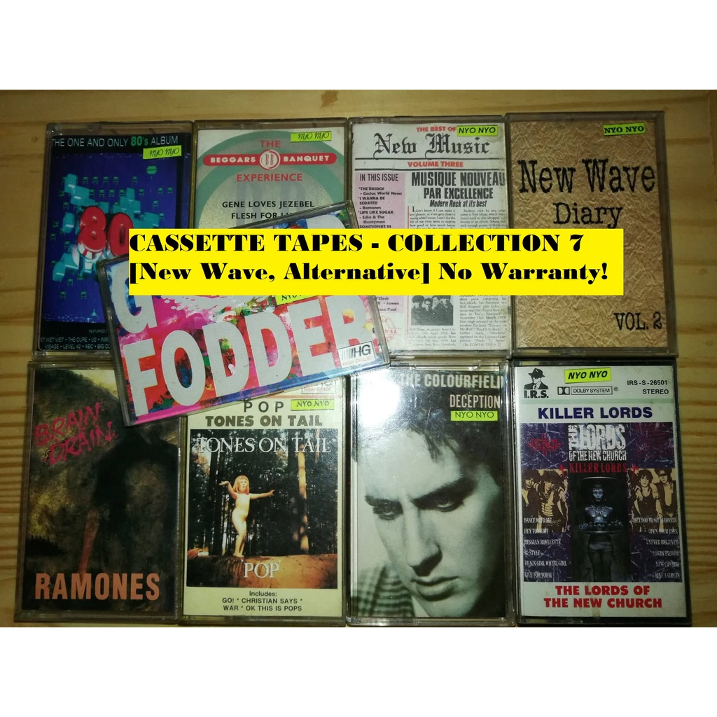 Cassette Tapes - Collection 7 [New Wave, Alternative] No Warranty ...