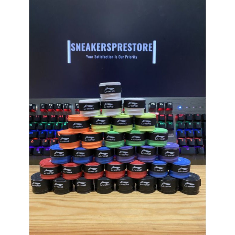 Round Li-Ning Rubber Grip|Badminton RACKET Grip|100% Original Li-Ning ...