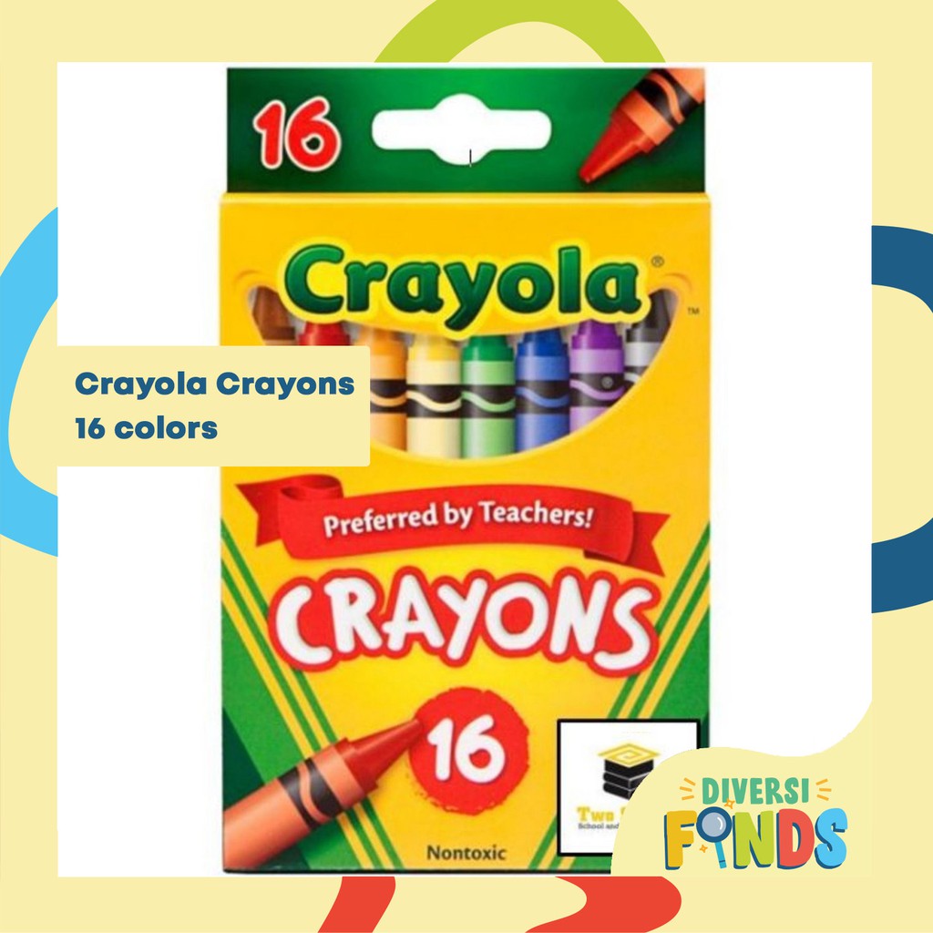 AUTHENTIC Crayola Crayons 8's, 16's, 24's Colors | Shopee Philippines
