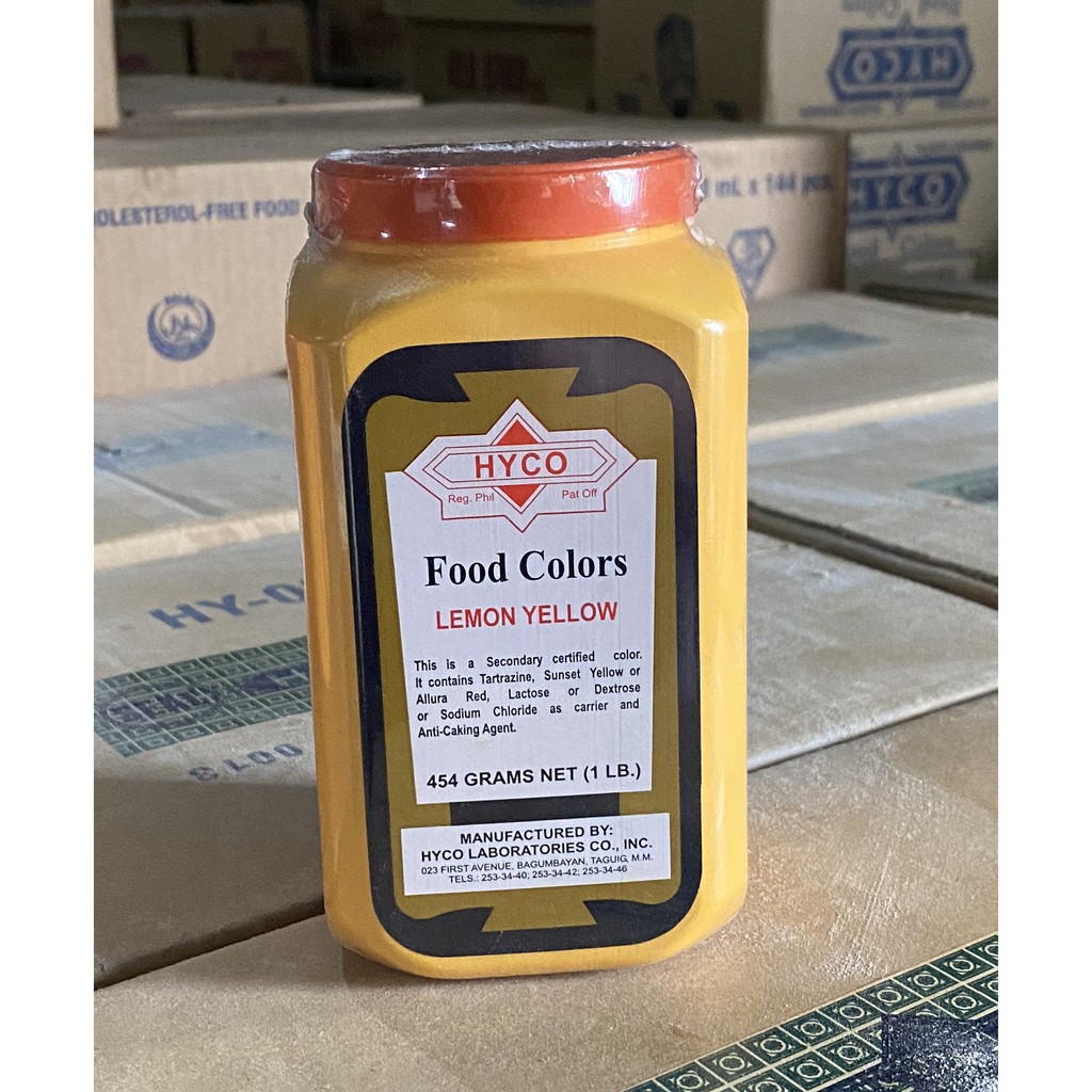 HYCO Food Colors 454g (1LB) | Shopee Philippines