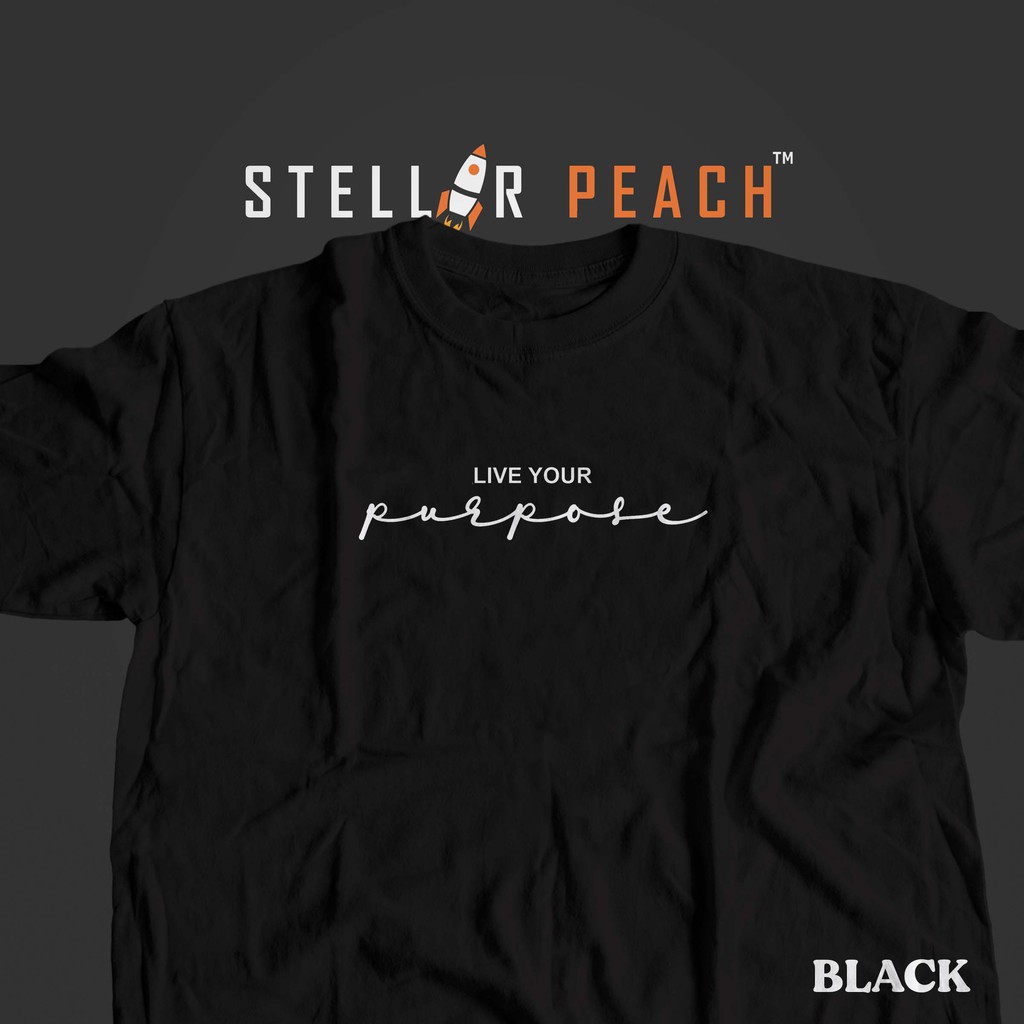 LIVE YOUR PURPOSE VER 2 AESTHETIC STATEMENT UNISEX T SHIRT [STATEMENT ...