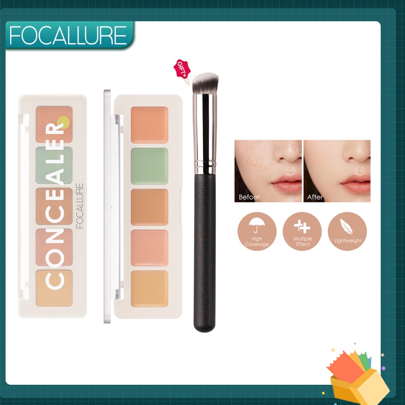 Focallure Multicolor Concealer High Cover But Non-Cakey Long-lasting ...
