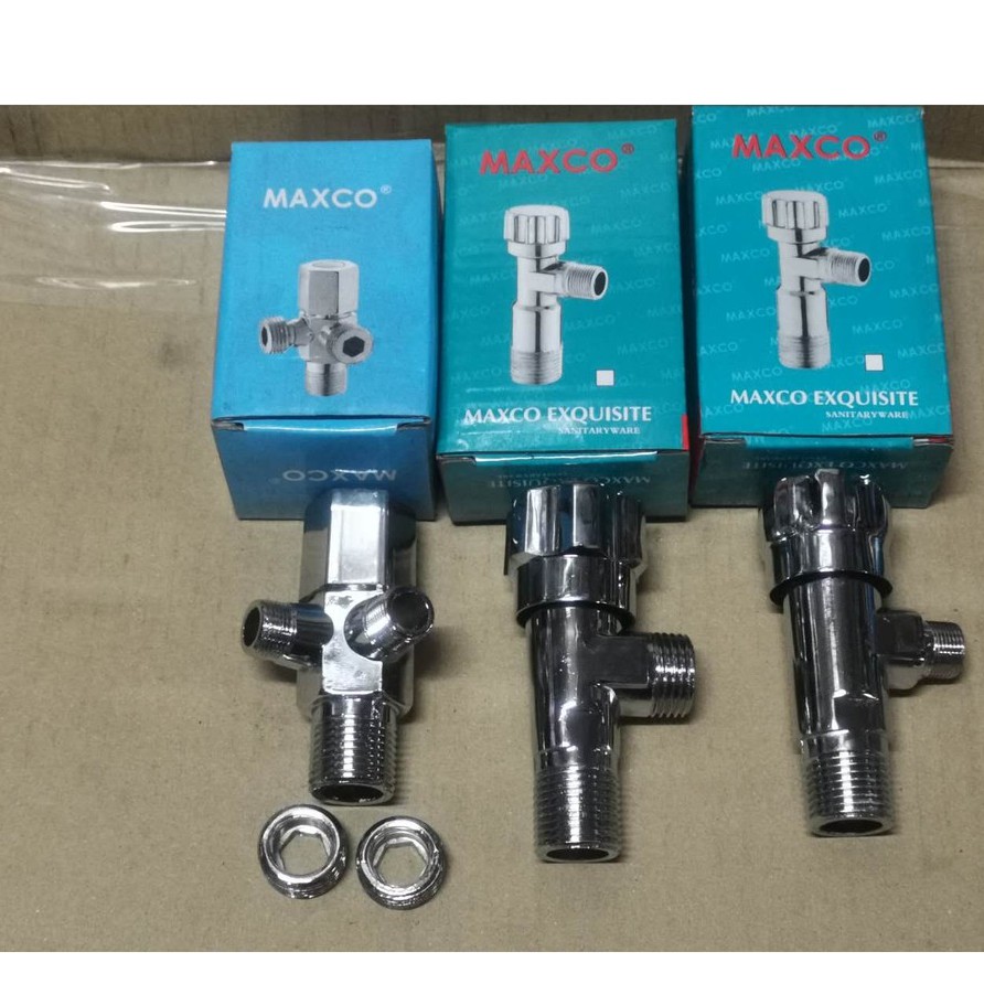 maxco stainless angle valve 1/2-3/4-2way | Shopee Philippines