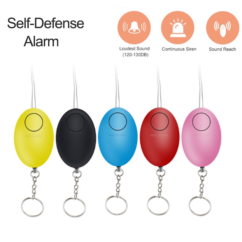 Cheap Self Defense Women Alarm 130db Egg Shape Girl Security Protect