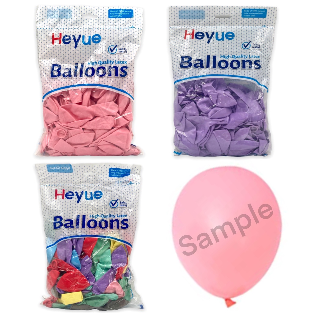 PS-194 Pastel Balloons (100 pcs) Size 10 Inch Quality Latex Balloons ...