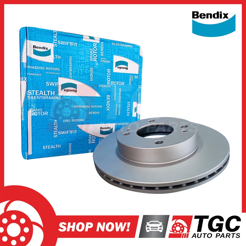 Bendix Rotor Disct Mitsubishi Mirage Hatchback 2012 - 2021 BR9495 1 pc ...