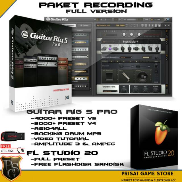 Software Recording Fl Studio 20 - Guitar Rig 5 Full Version Native ...