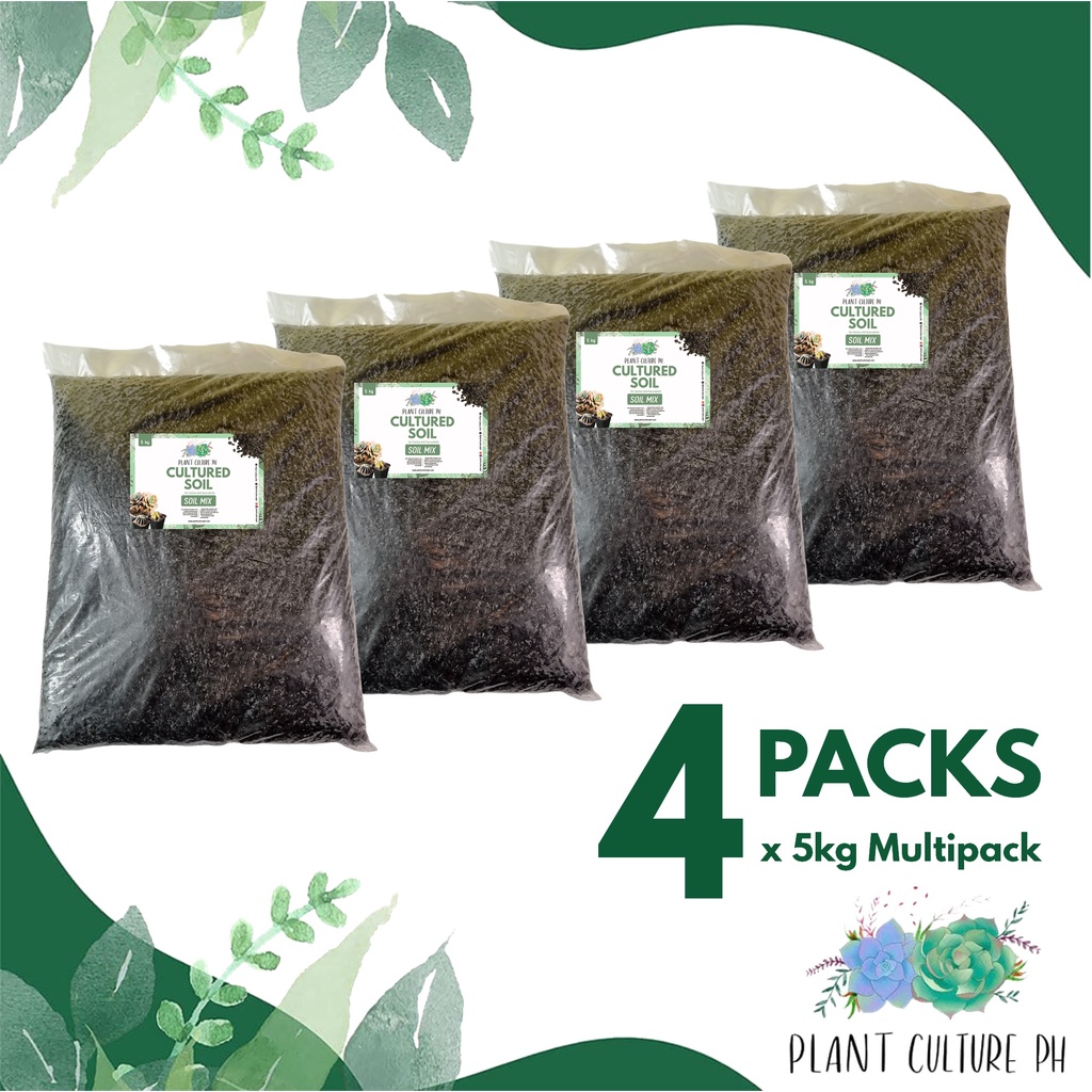Cultured Soil CnS 5Kg x 4 Bundle | Cactus and Succulent by Plant ...