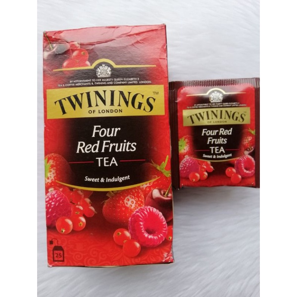 70% Off Four Red Fruits Tea twinings(2g) | Shopee Philippines