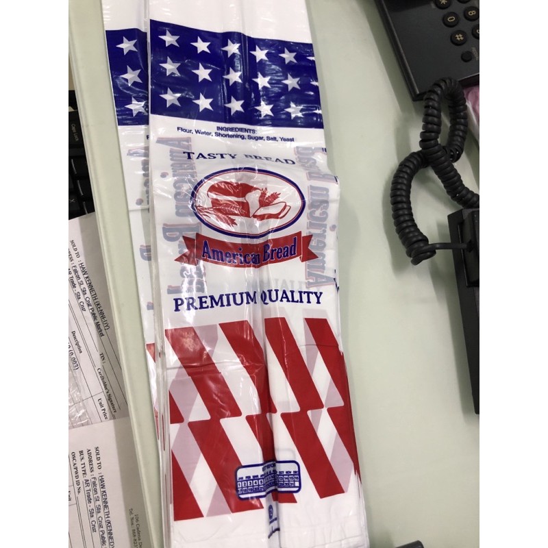 9x18 Opaque American Bread Tasty Plastic Petro 100 pieces | Shopee ...