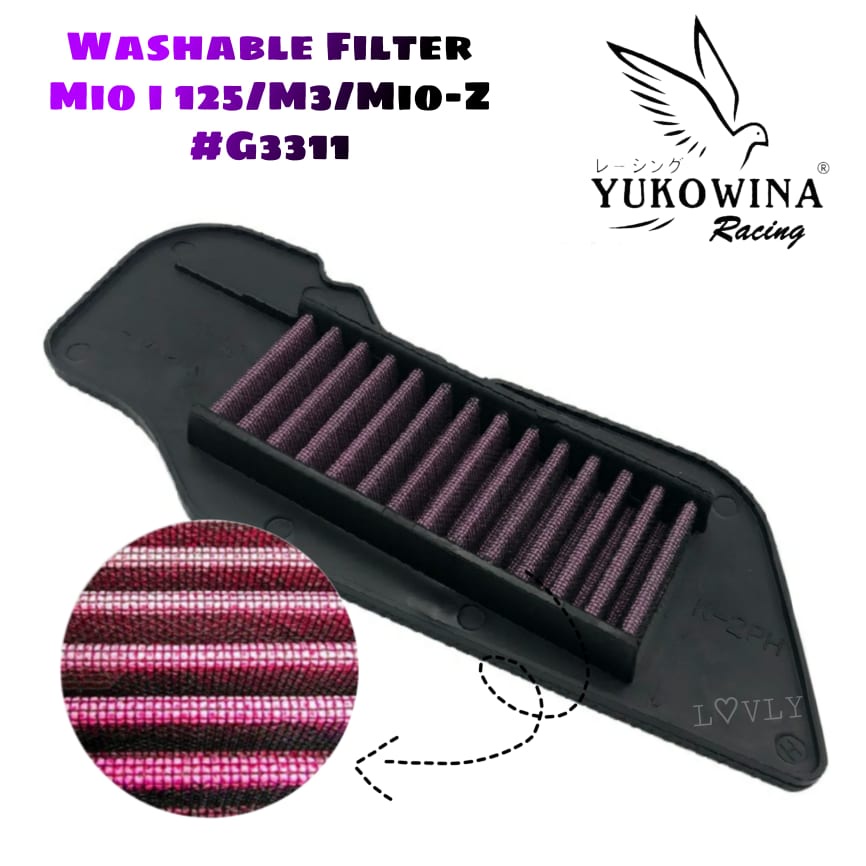 YUKOWINA WASHABLE FILTER MIO i 125/M3/MIO-Z #G3311 | Shopee Philippines