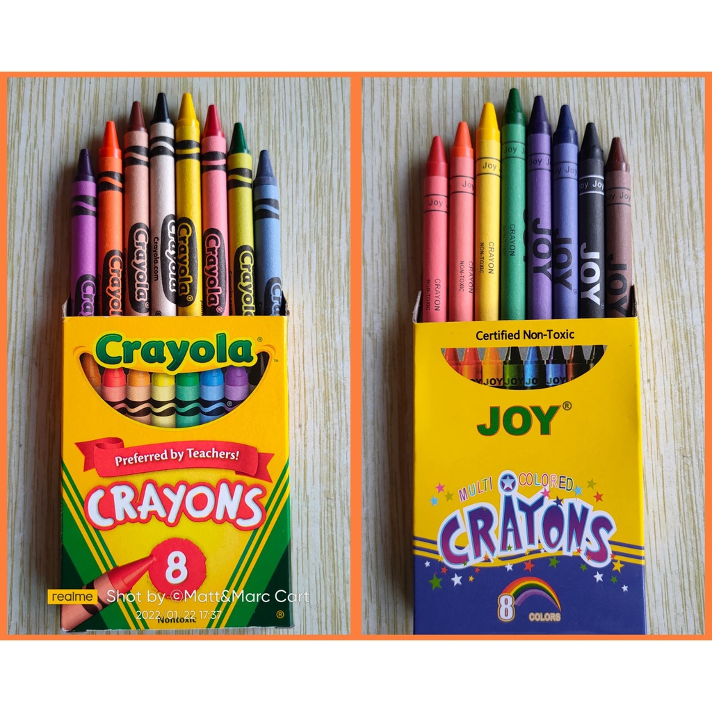 Crayons 8s 16s 24s Genuine CRAYOLA and JOY crayons assorted colors SOLD ...