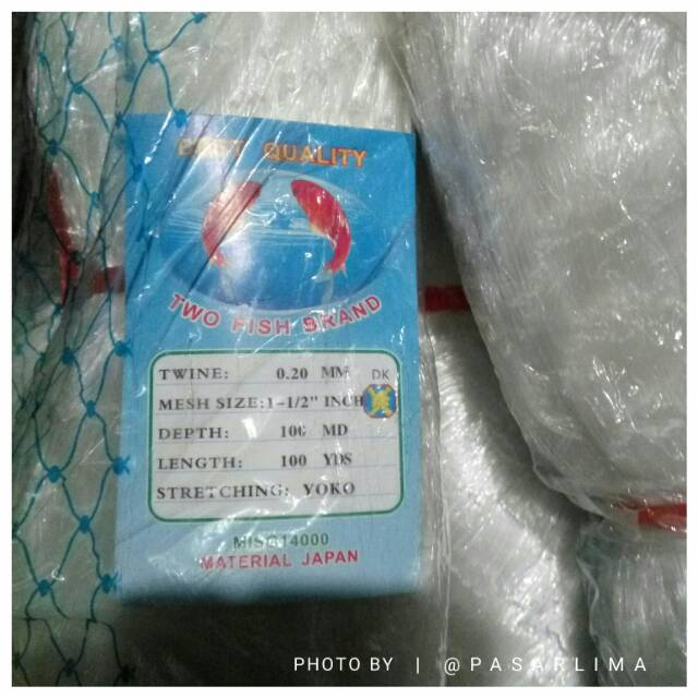 1.5 inch 0.20mm 100m x 100yards. Stringed Fishing Net | Shopee Philippines