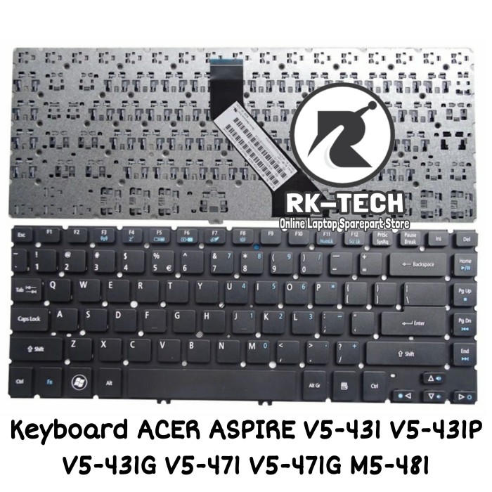 Acer Aspire V5 431 V5 431p V5 431g V5 471 V5 471g M5 481 Keyboard