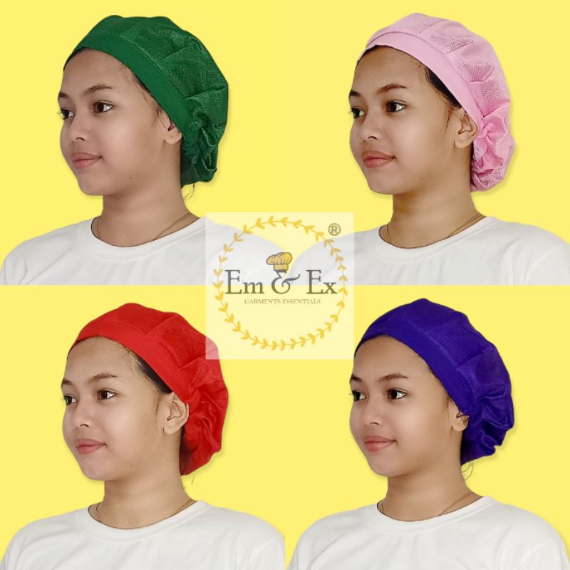 Hairnet Adjustable Kitchen & Production Hairnet Cap Mesh in Different ...