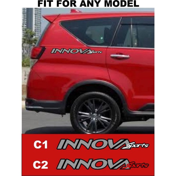 Toyota Innova Sports Sticker for side body | Shopee Philippines