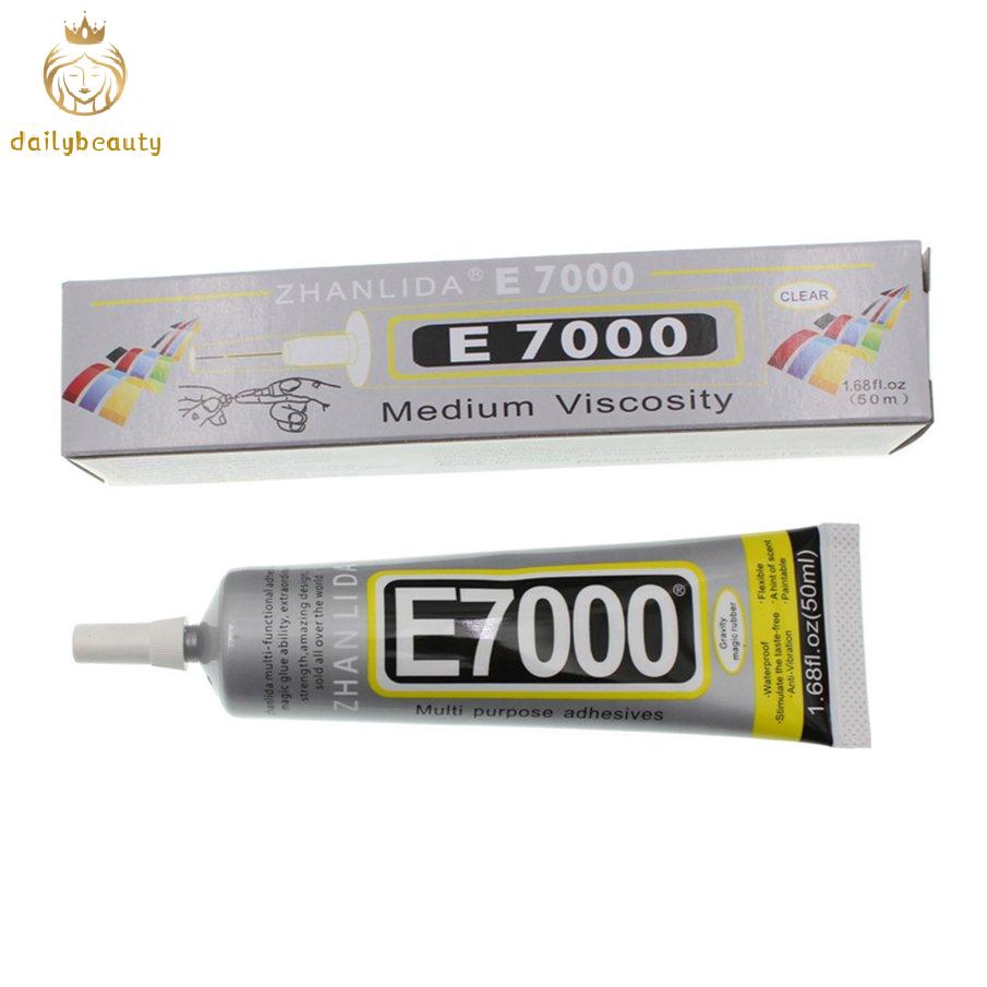 50ml Waterproof Multi Purpose E7000 Liquid Glue Metal Leather Adhesive ...